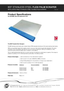 Flexi-Stainless Steel Palm Scraper Data – Blue Supply Company ...