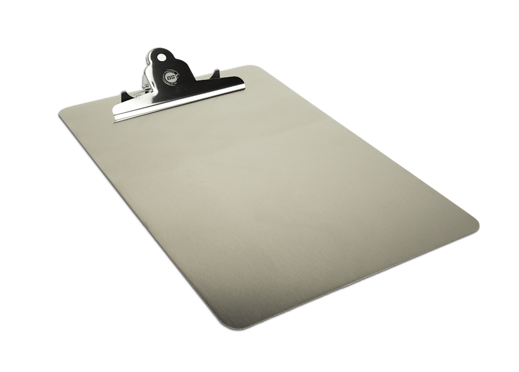Stainless Steel Clipboard – Blue Supply Company – Detectable Specialists