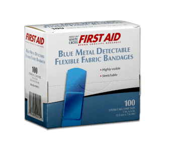 Metal Detectable Bandages – Flexible 1×3″ – Blue Supply Company ...