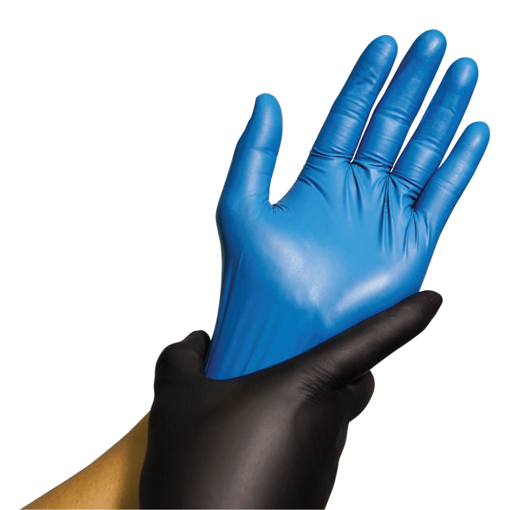 Metal Detectable Nitrile Gloves – 5Mil – Blue Supply Company ...