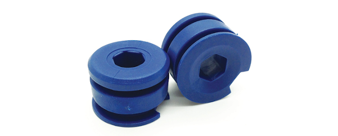 Detectable Double Hex Retaining Clips - Bakery Depanner Belts