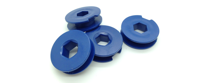 Detectable Single Hex Retaining Clips - Bakery Depanner Belts