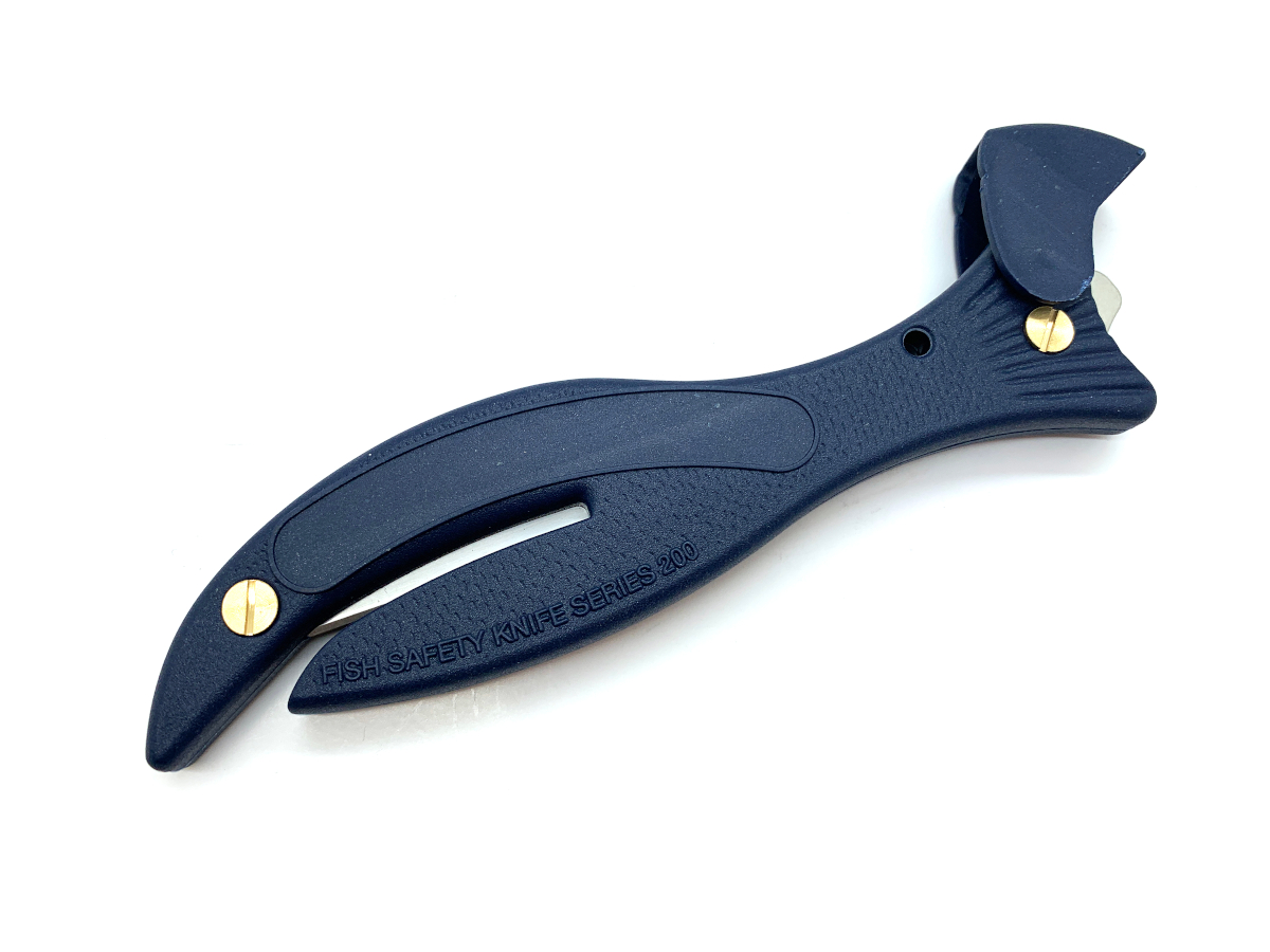 Metal Detectable Fish Safety Knife – Blue Supply Company – Detectable ...