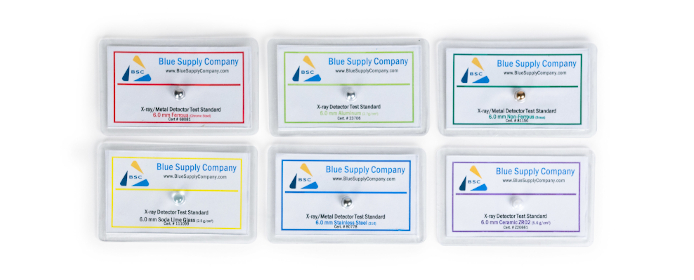 Certified X-Ray & Metal Detector Thermoform Test Cards